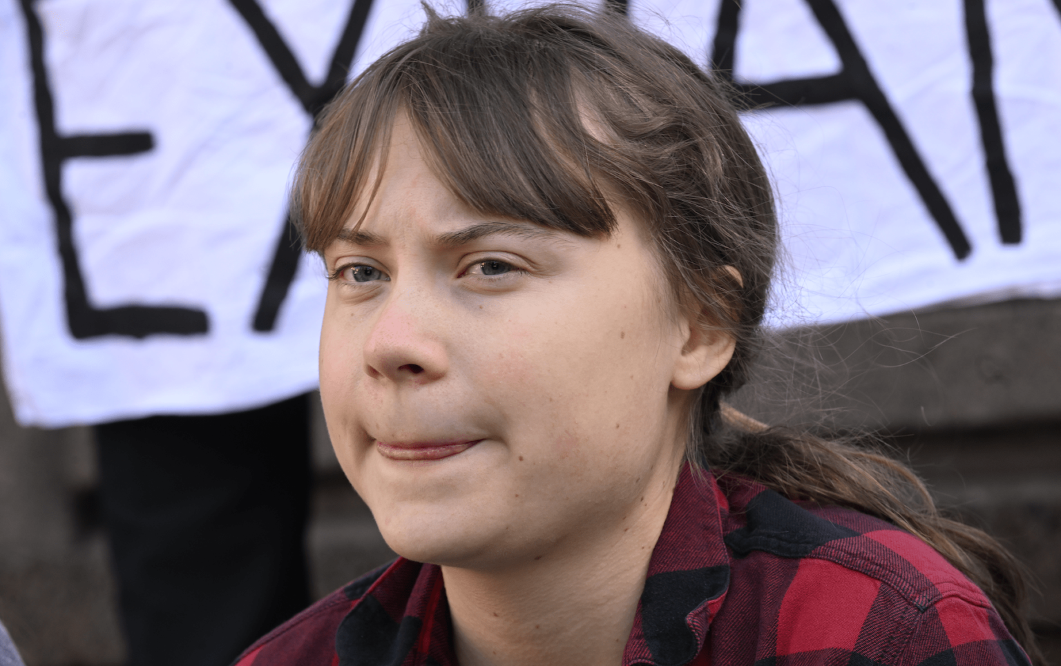 Greta Thunberg på väg hem till Sverige